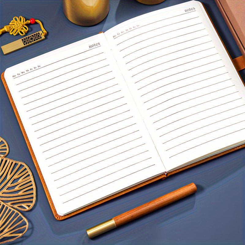 Vintage Chinese Style Hardcover Executive Notebook Satin - Temu