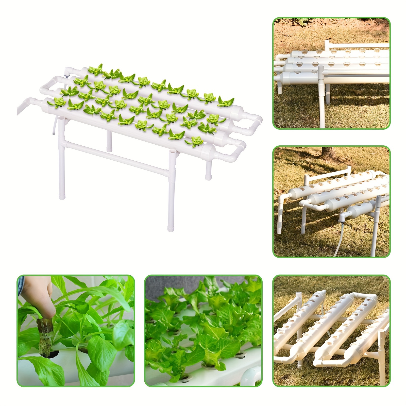 hydroponics towers sold on Temu United States