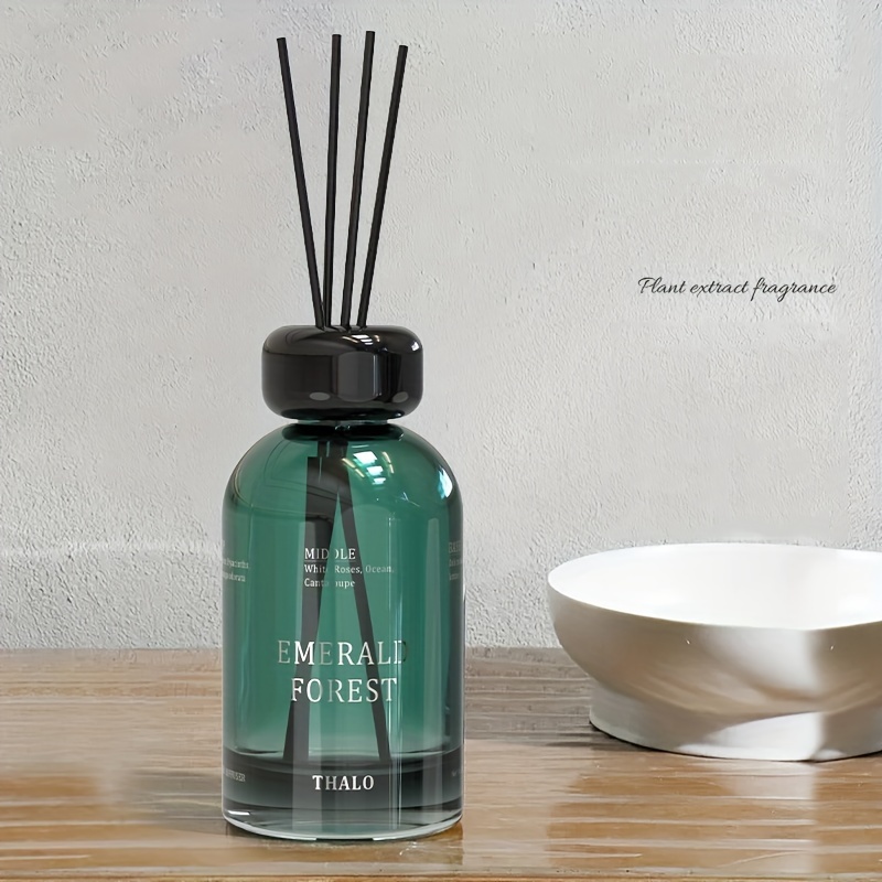 6.76oz Large Capacity Reed Diffuser Set - Glass Cylindrical ...