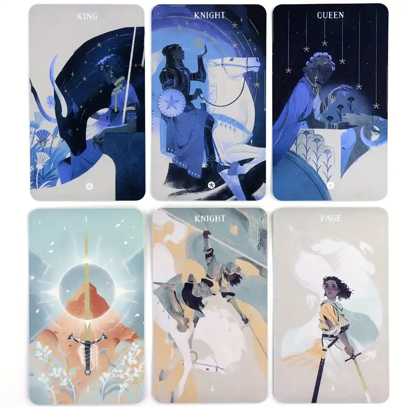 Tarot Cards 80 Card Deck Pdf Guidebook Inspired Temu France