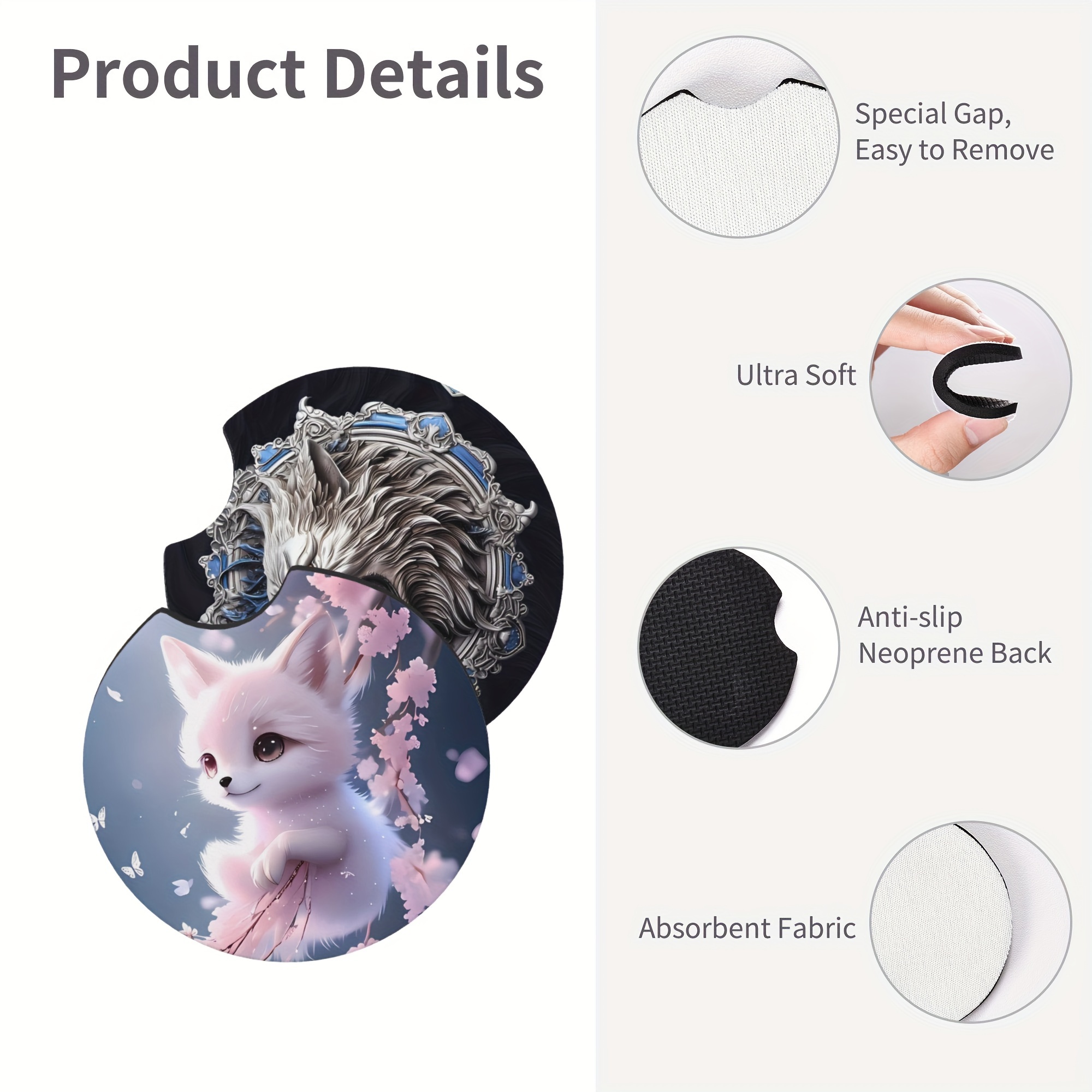 Car Cup Holder Coasters Universal Auto Anti slip - Temu Portugal