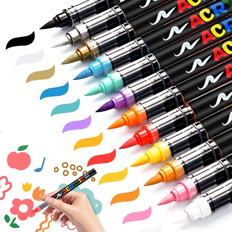 brush tip markers sold on Temu United States