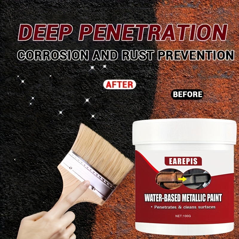 Earepis Water Based Metallic Paint Effective Rust Remover - Temu