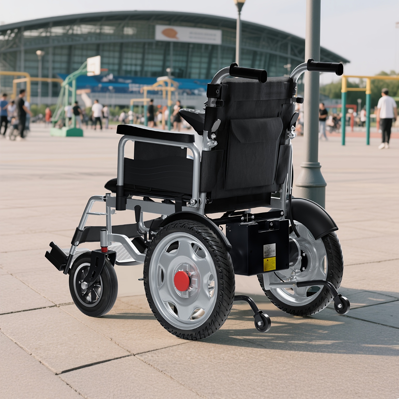 motorized wheelchair sold on Temu United States