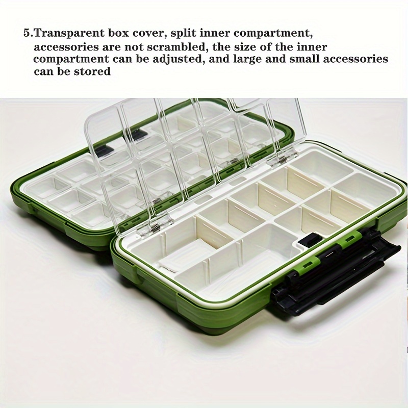 waterproof plastic fishing tackle box fishing accessories Temu United Kingdom