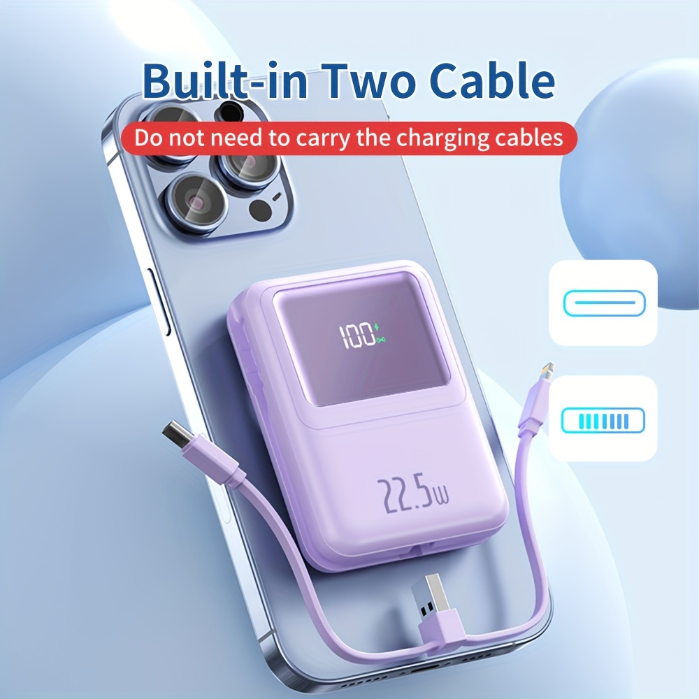 10000mah Magnetic Wireless Mobile Fast Charging - Temu