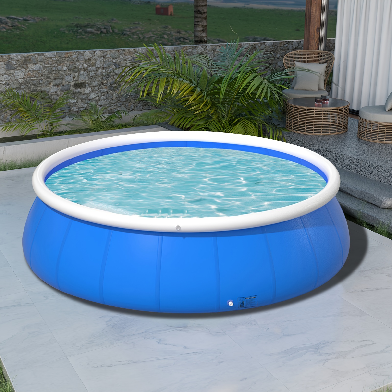 Full sized Inflatable Swimming Pool Pvc Material - Temu