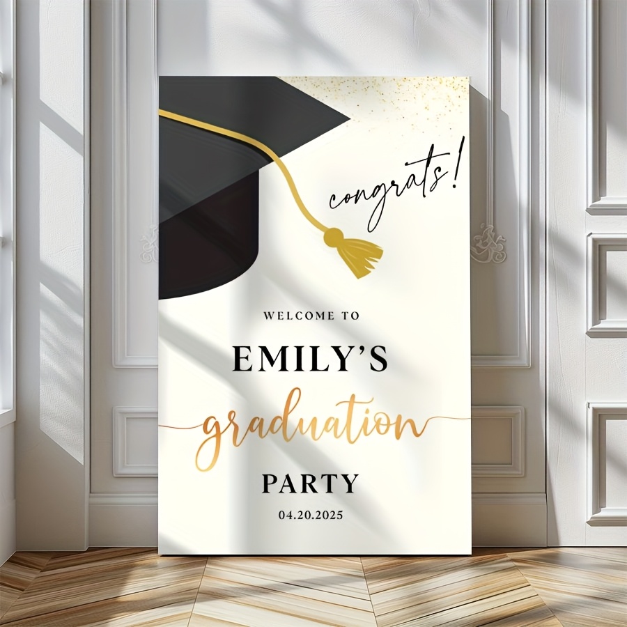 graduation decorations sold on Temu United States