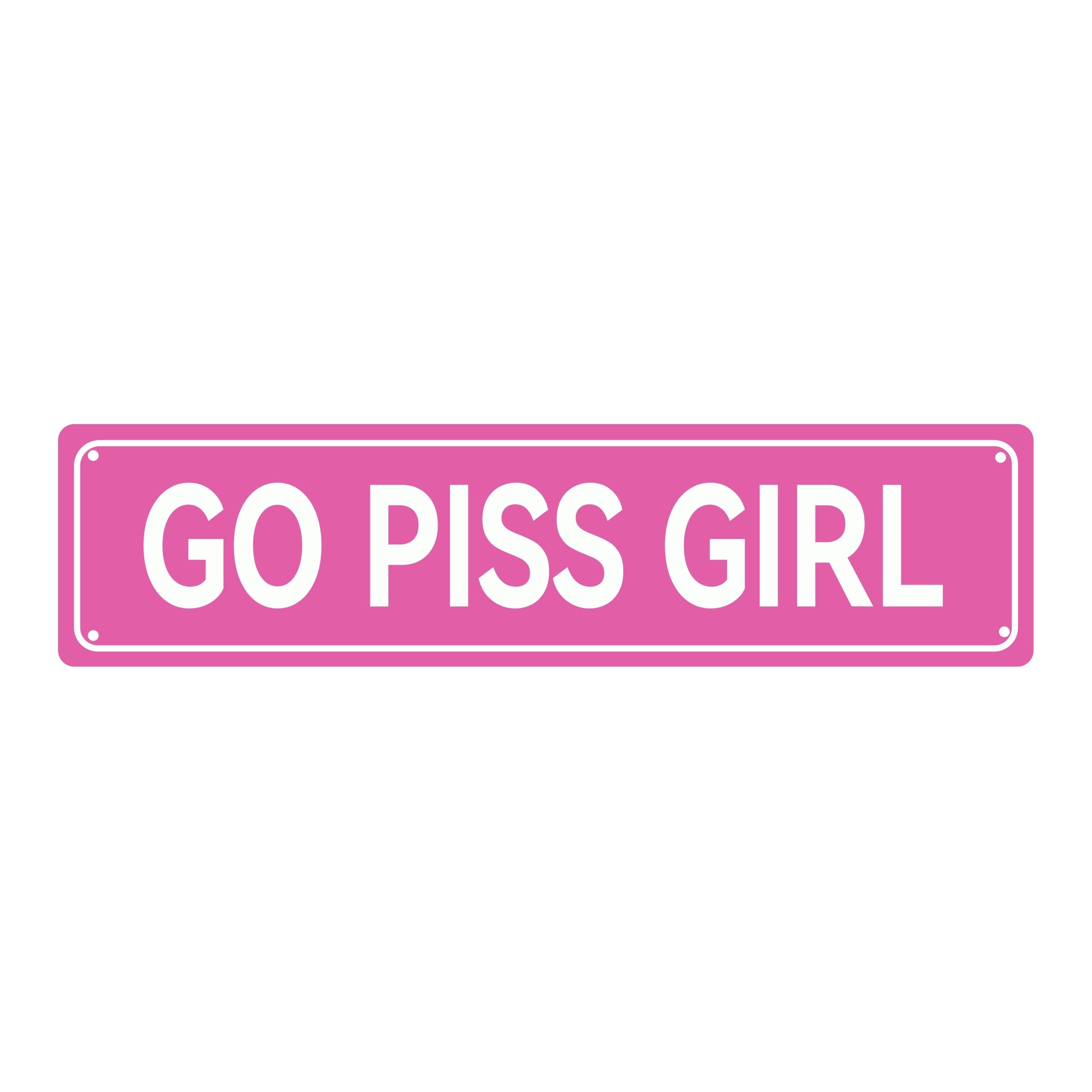 go girl funny metal tin sign novelty street sign home - Temu