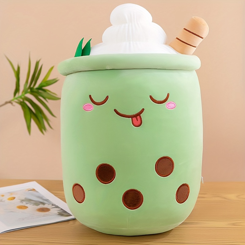 Cute Soft Ice Cream Boba Milk Tea Plush Pillow Toy Stuffed - Temu Australia
