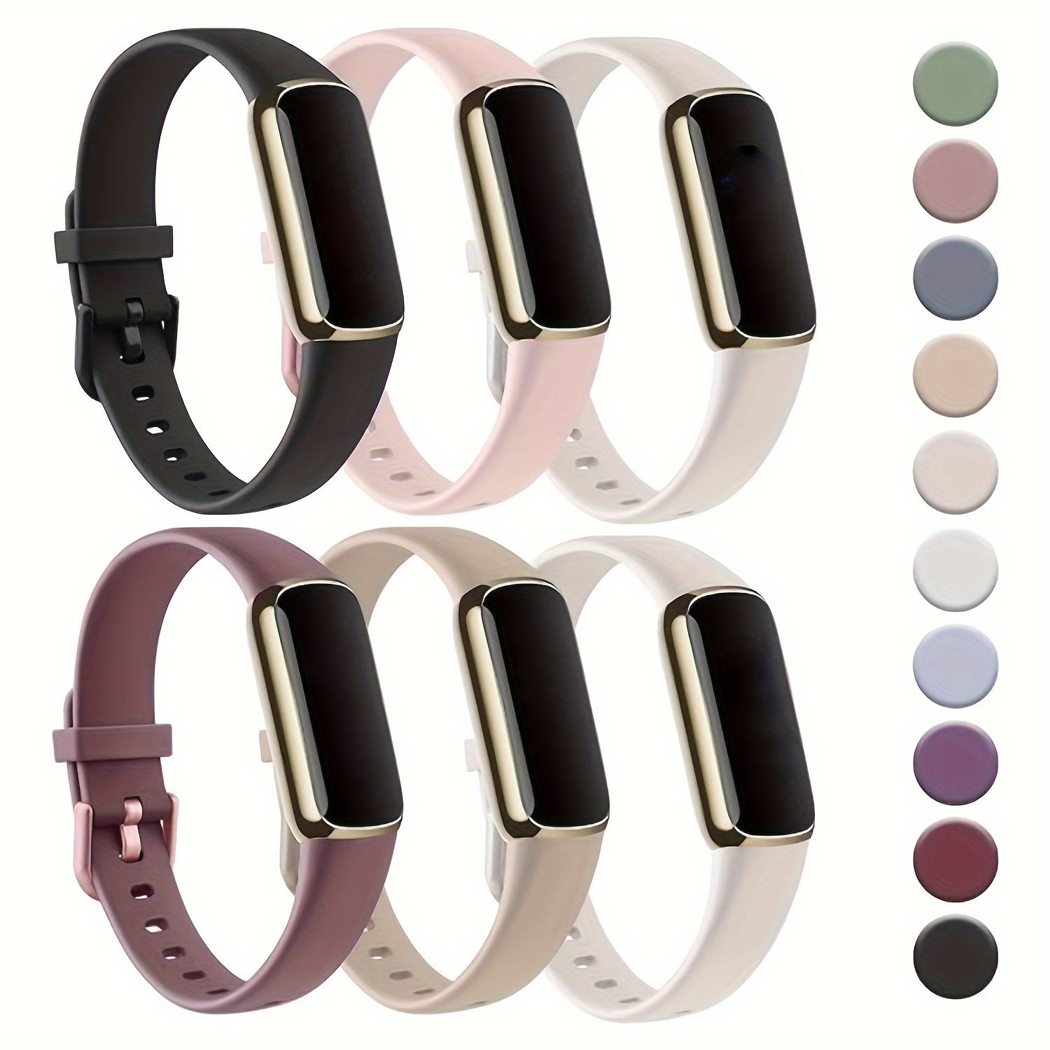 Replacement Sport Bands Set Compatible Fitbit Luxe Bands - Temu United ...