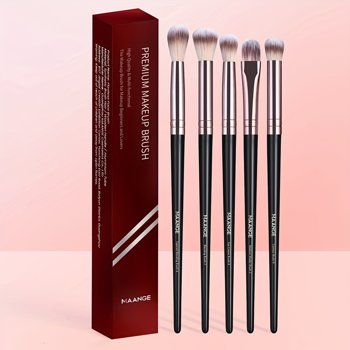 eyeshadow brushes sold on Temu United States