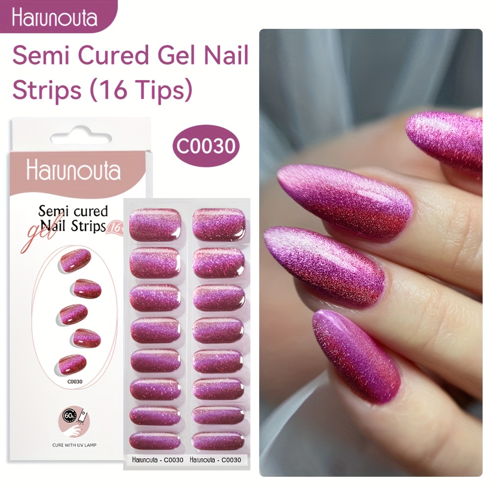 uv gel nail stickers sold on Temu United States