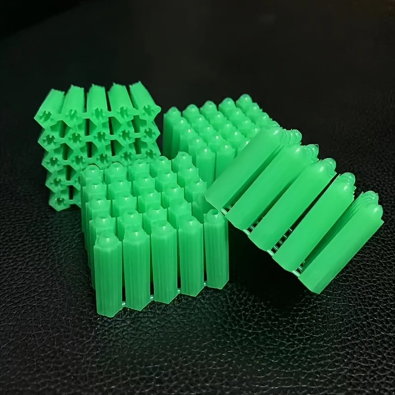 Plastic Expansion Pipes Green Expansion Plugs Wall Plugs - Temu