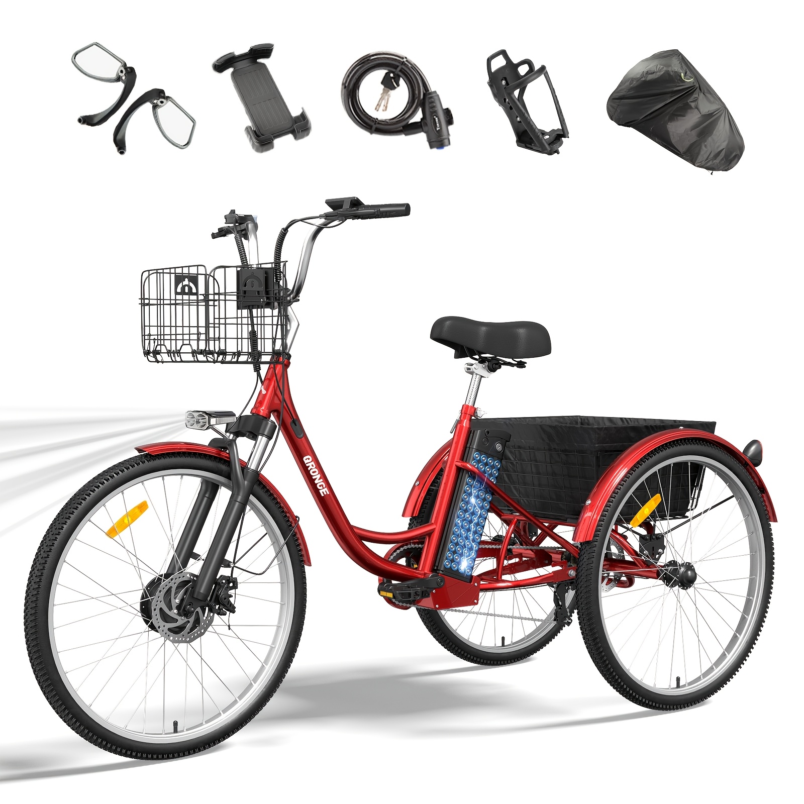 electric adult tricycle sold on Temu United States