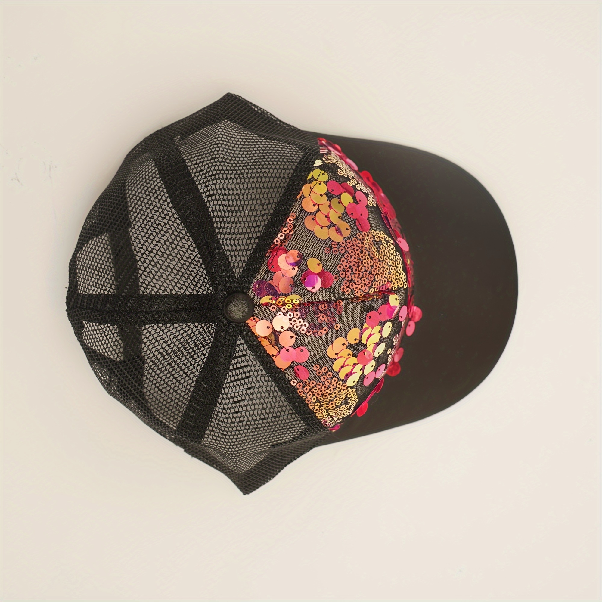 Sequin Print Baseball Cap For Men And Women - Jewelry & Accessories ...