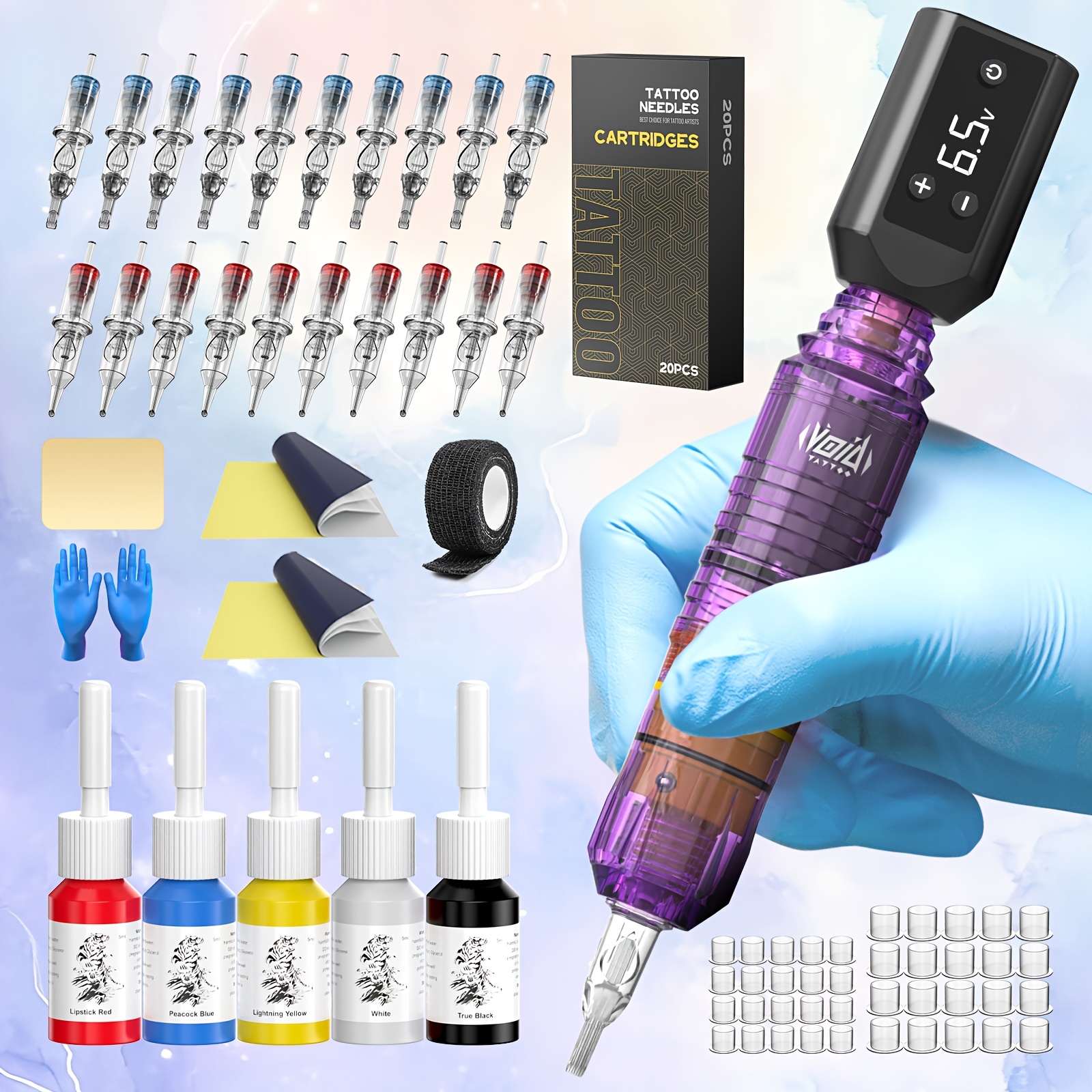 tattoo machines and kits sold on Temu United States