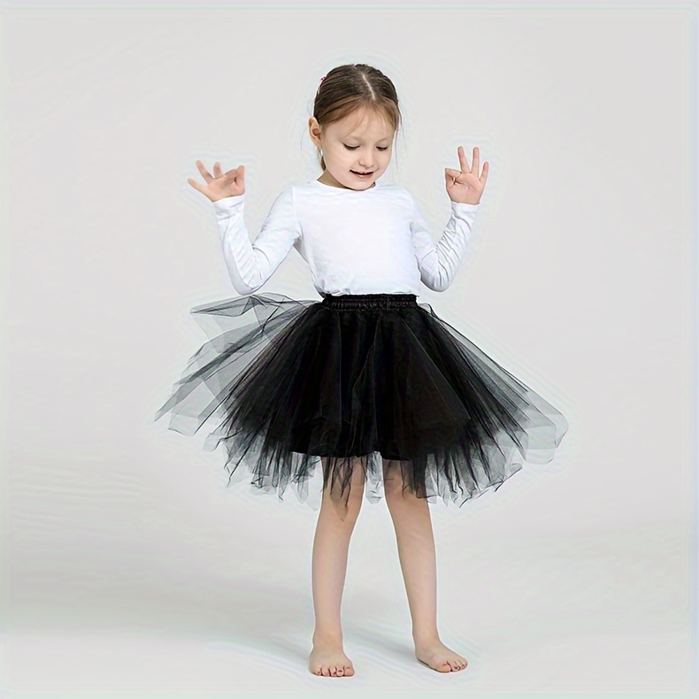 Layered Tulle Princess Skirt A Sparkling Ballet Skirt - Temu