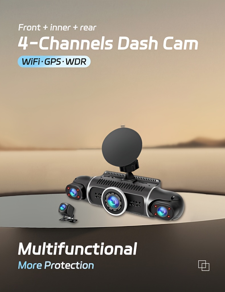 dash cam car black box dashcams cars free 64gb sd card wifi - Temu