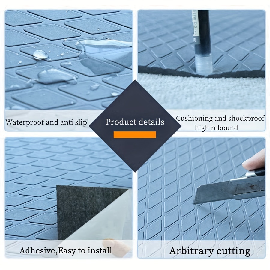 Anti-slip Mat, Embossed Eva Friction Pad, Dust-free, Self-adhesive ...