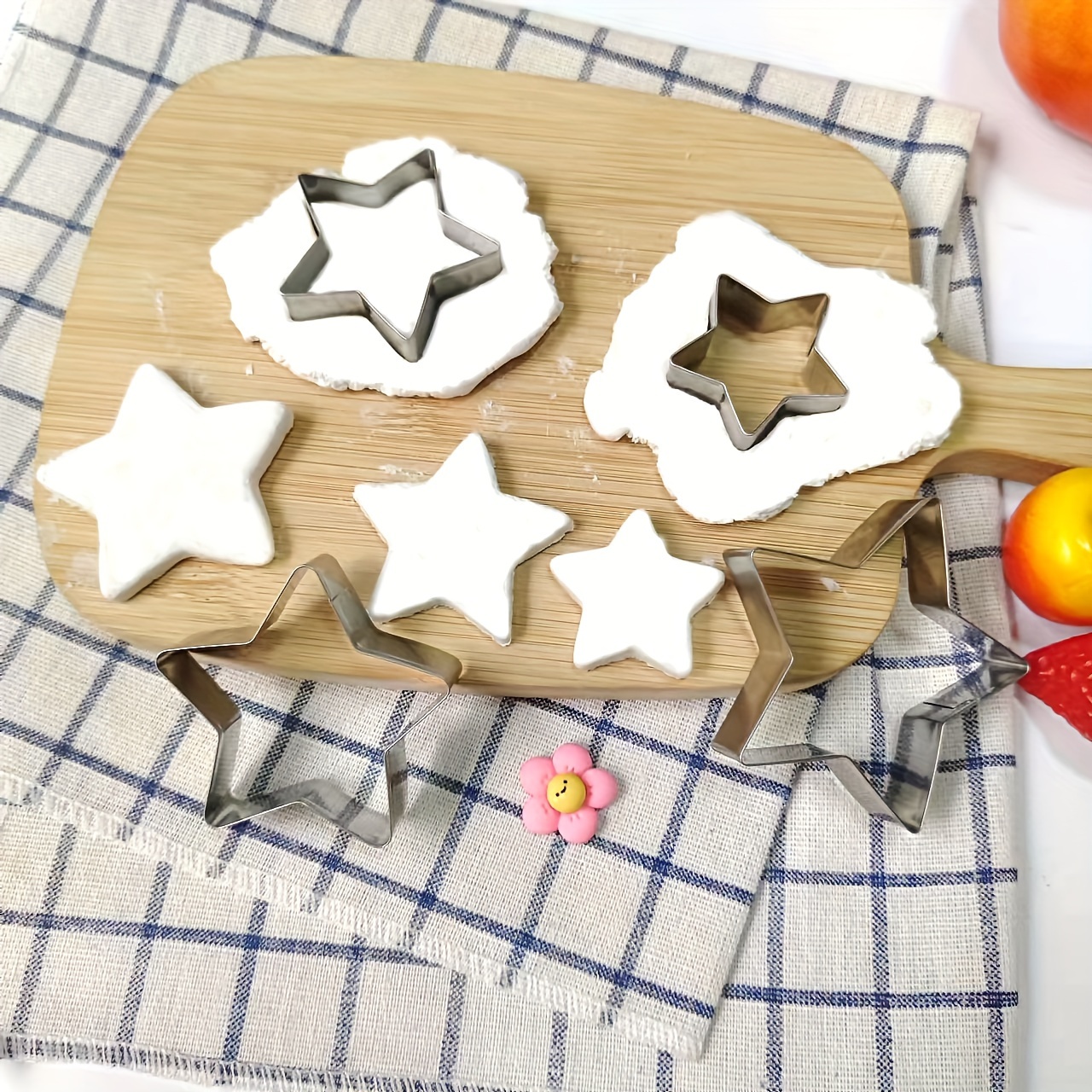 9pcs Stainless Steel Cookie Cutters Set, Tear Drop & Pentagon Shapes ...