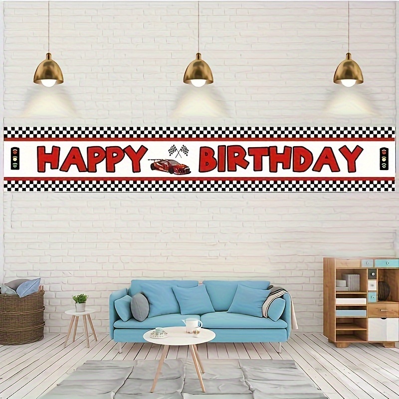 Racing Banner Themed Party - Temu