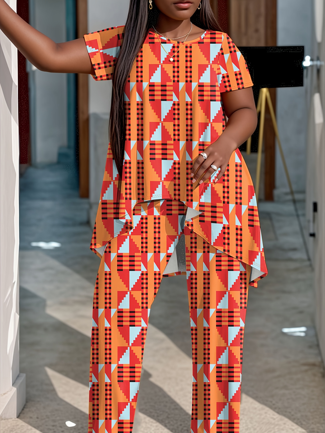 two piece pant suit sold on Temu United States