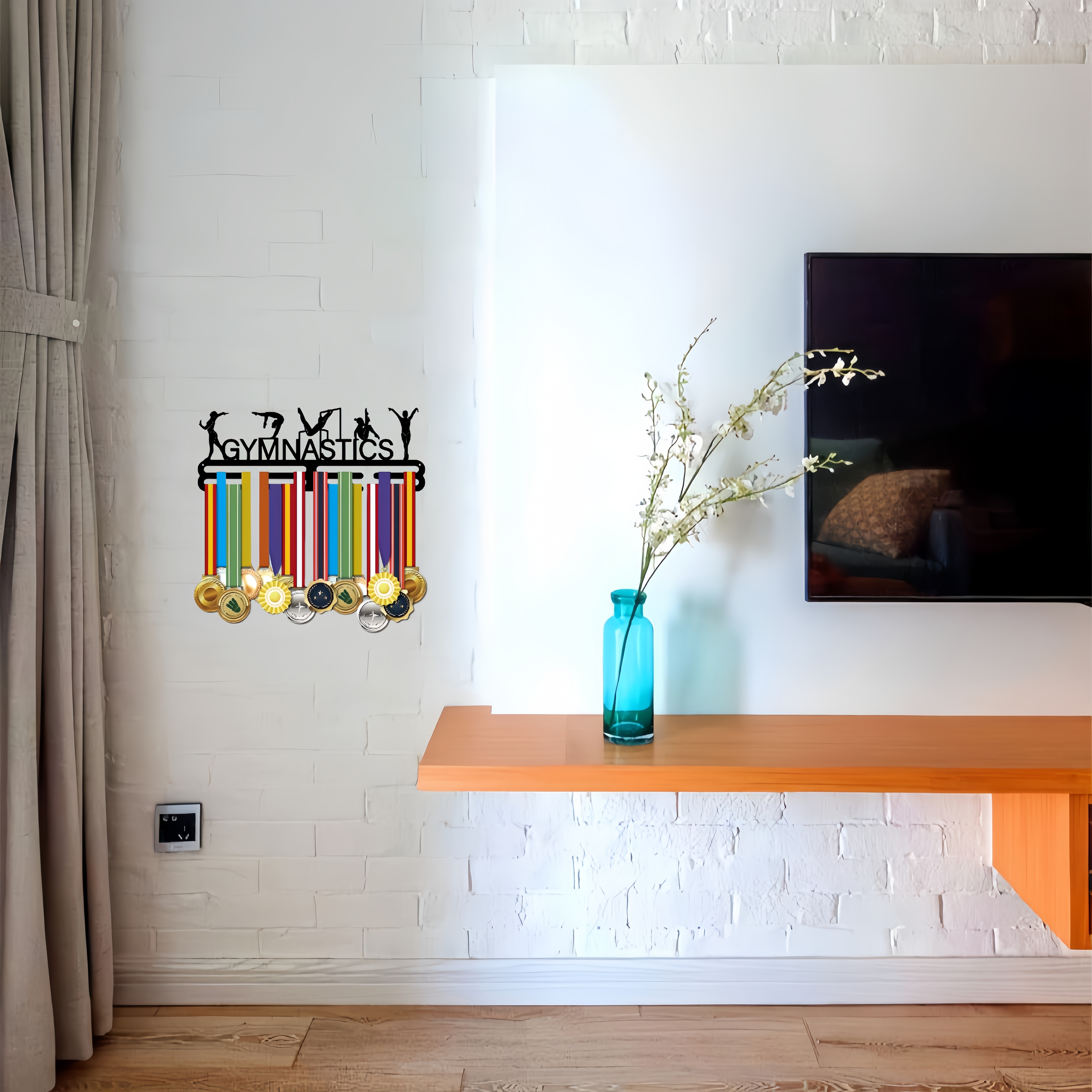 Gymnastics Medal Art Display Stand Living Room Bedroom - Temu New Zealand