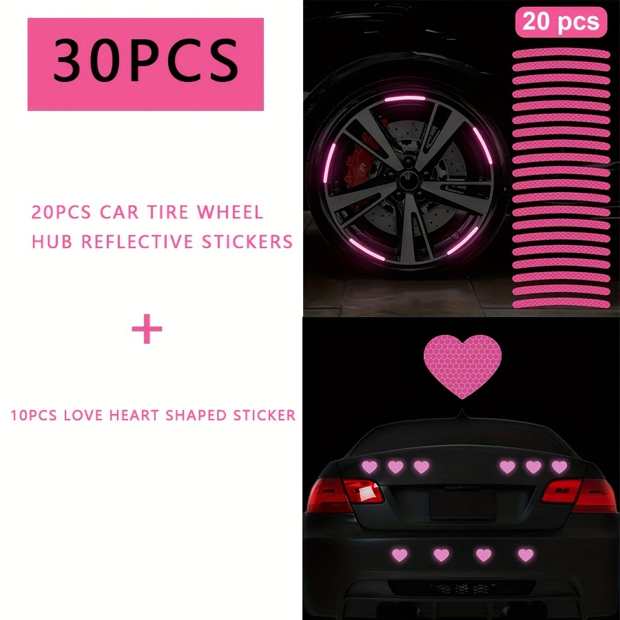 pink car accessories sold on Temu United States
