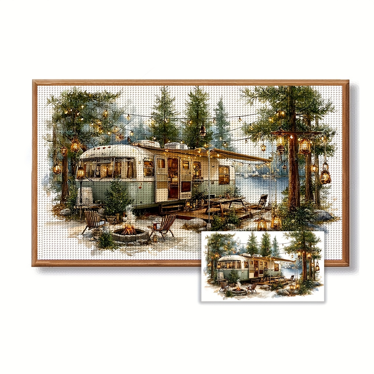 cross stitching kits sold on Temu United States