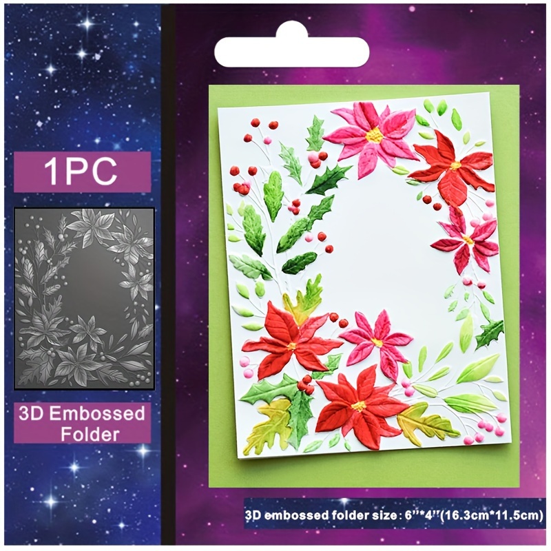 2024 New 3d Embossed Folder Diy Supplies Relief - Temu United