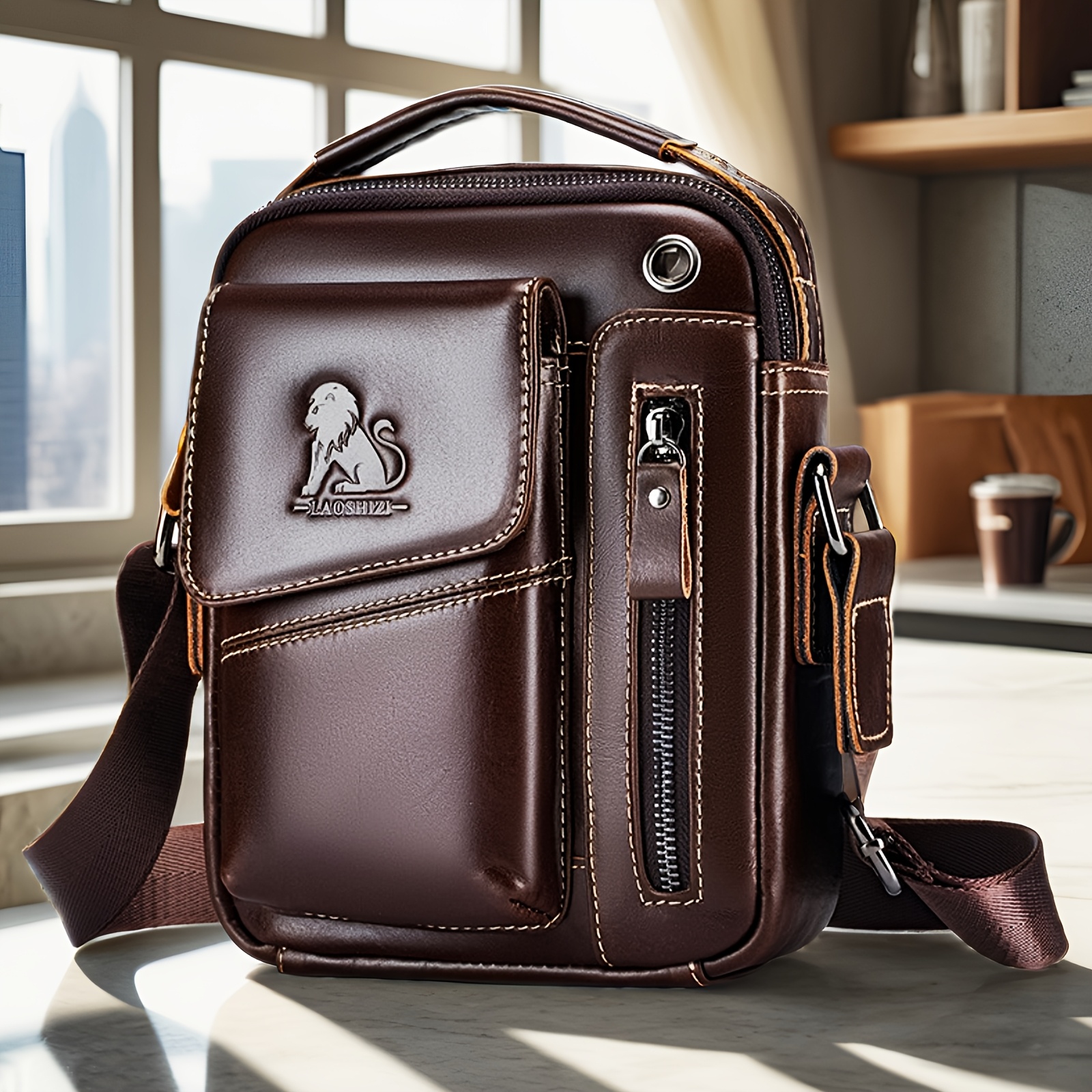 men crossbody bags sold on Temu Canada
