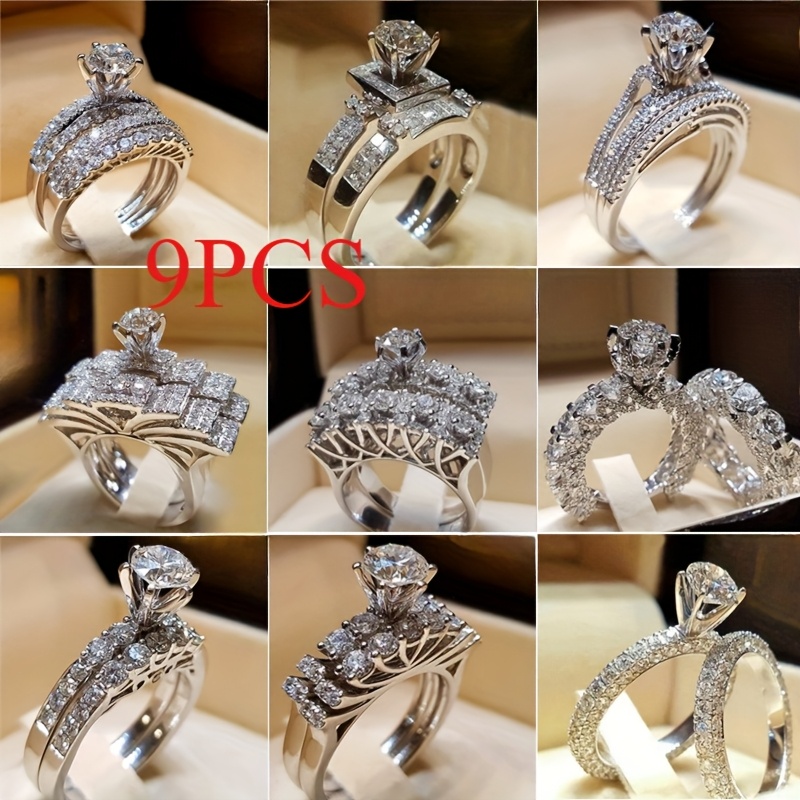 wedding ring sets sold on Temu United States