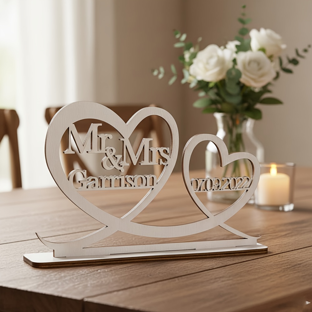 mr and mrs sign sold on Temu United States