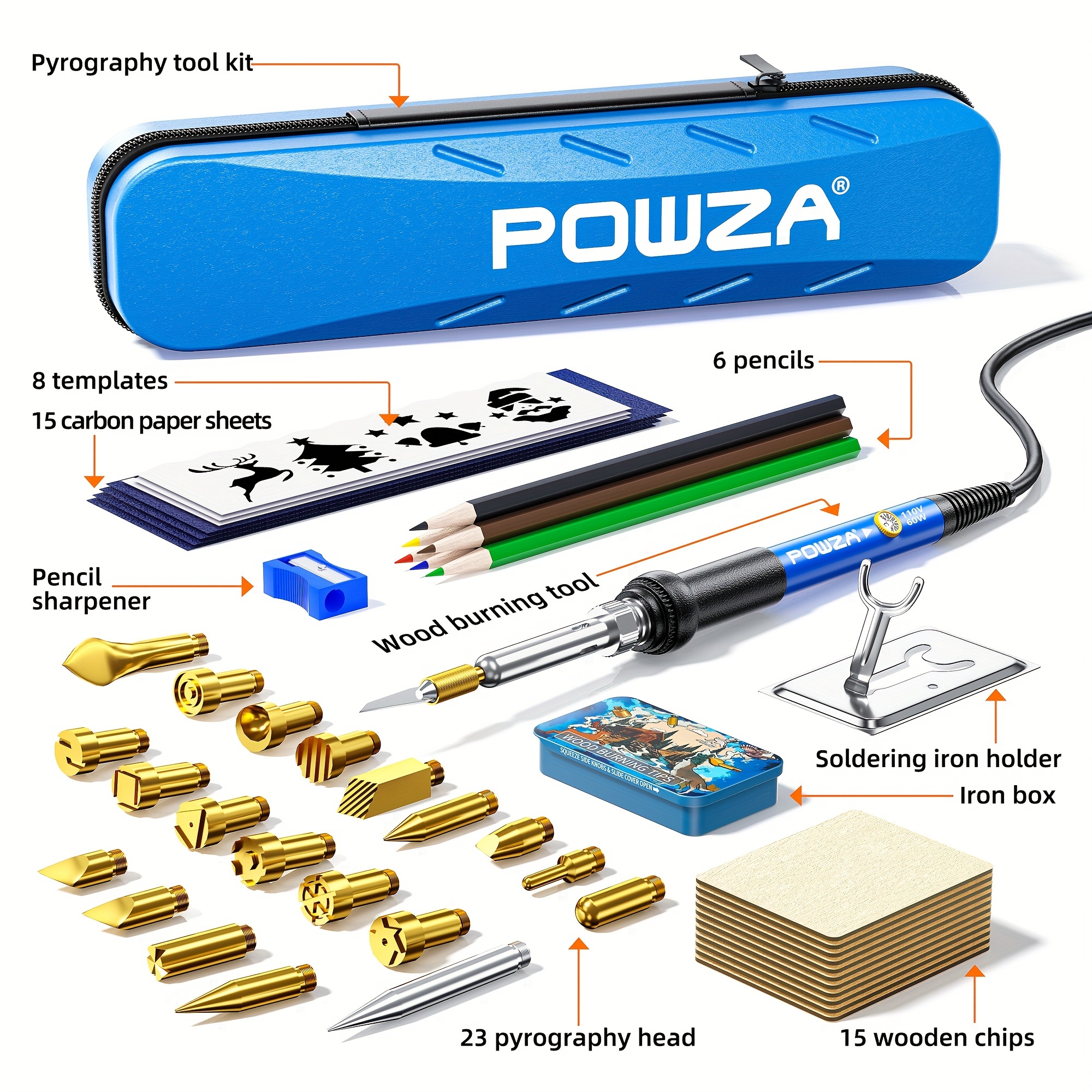 Wood Burning Kit Beginners Adjustable Professional Wood - Temu