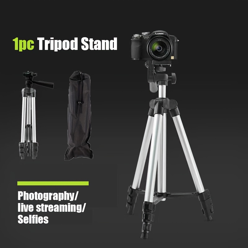 Versatile Cell Phone Tripod Stand Clip Lightweight - Temu South Africa