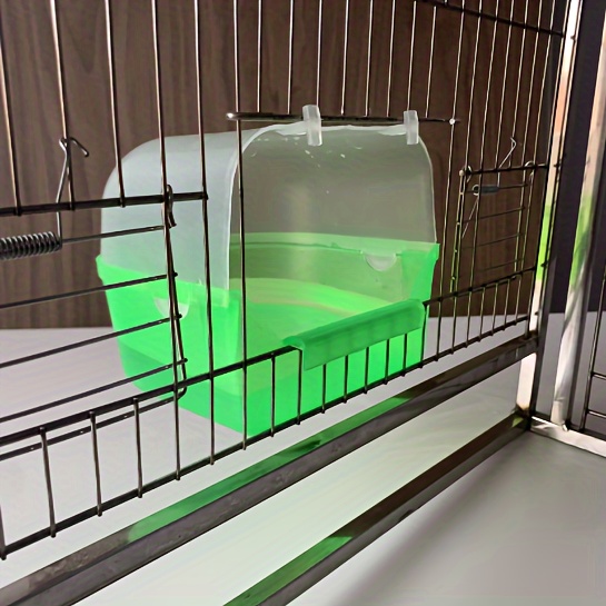 Bird Bath Tub Cage Hanging Birdcage Bathing Tub Small Birds - Temu ...