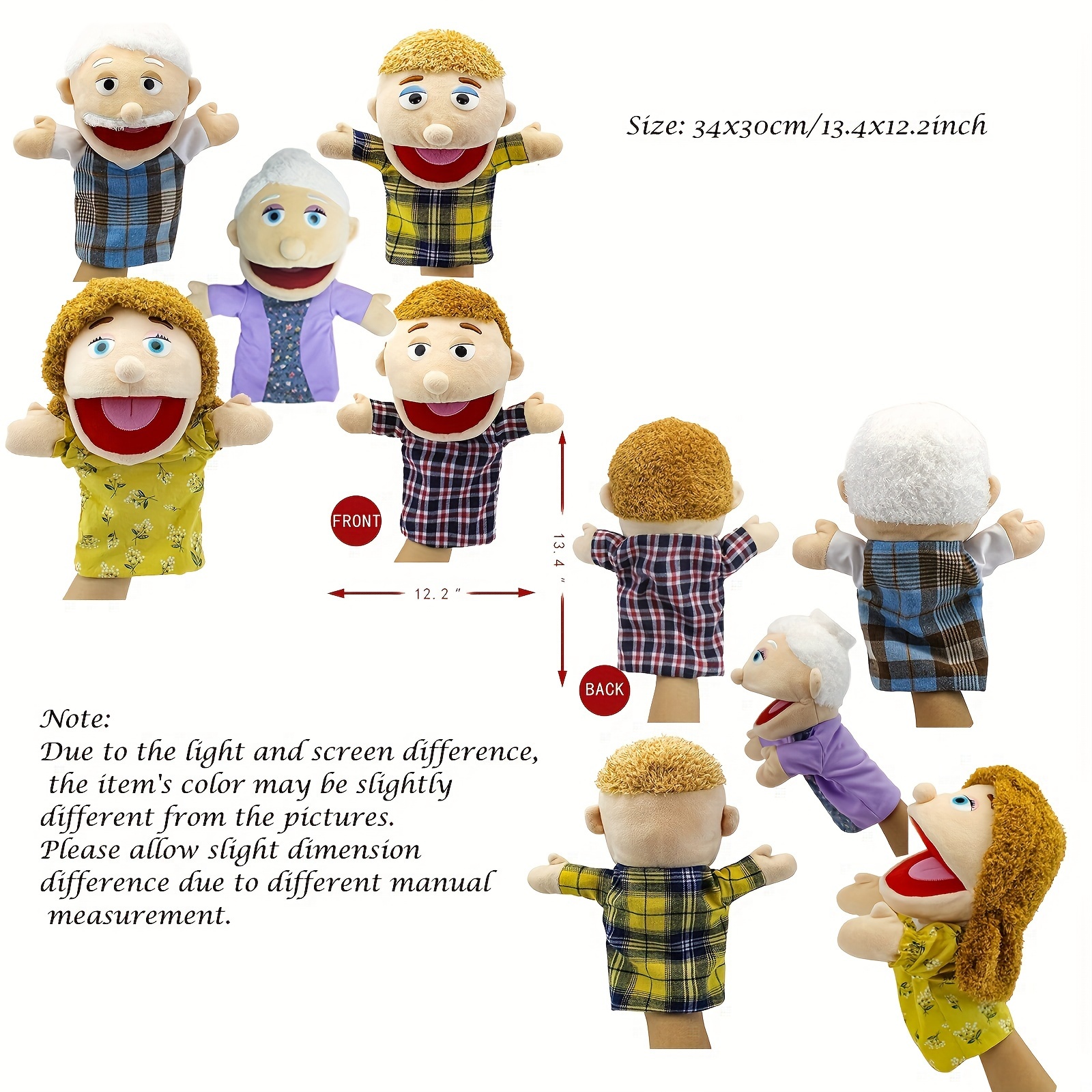 family hand puppets puppets kids role family Temu Canada