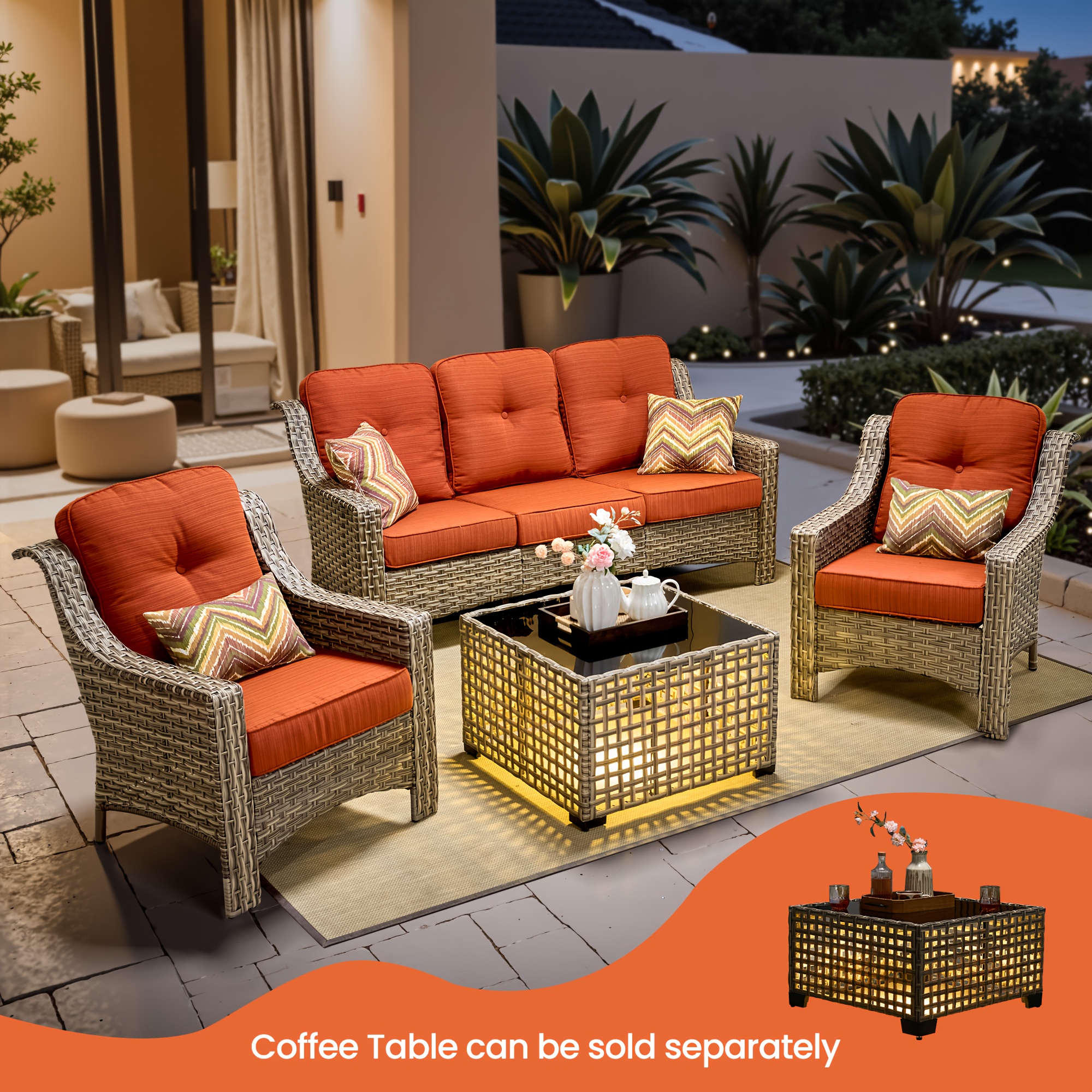 outdoor furniture sold on Temu United States