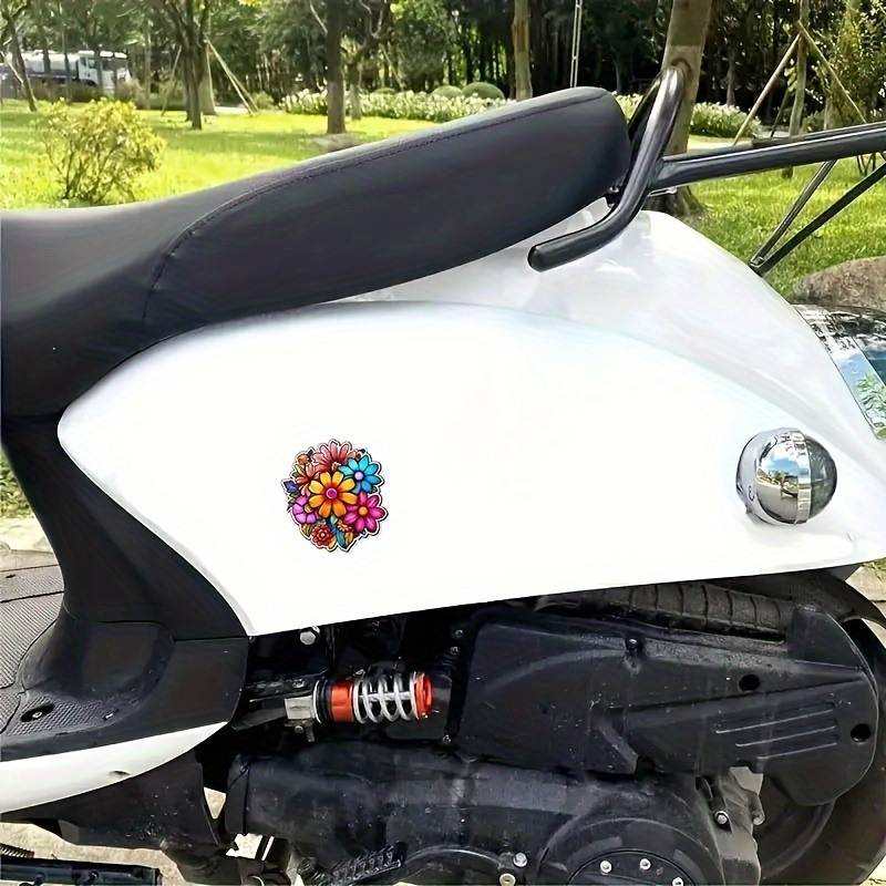 unique stylish hippie flower sticker car motorcycle laptop - Temu Australia