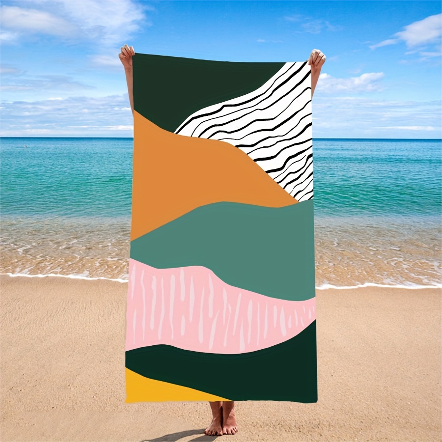 Zebra Printed Breathable Beach Towel Soft Lightweight Pool - Temu New ...