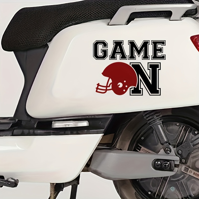 Football Helmet Game Car Sticker Laptop Bottle Truck Phone - Temu Ireland