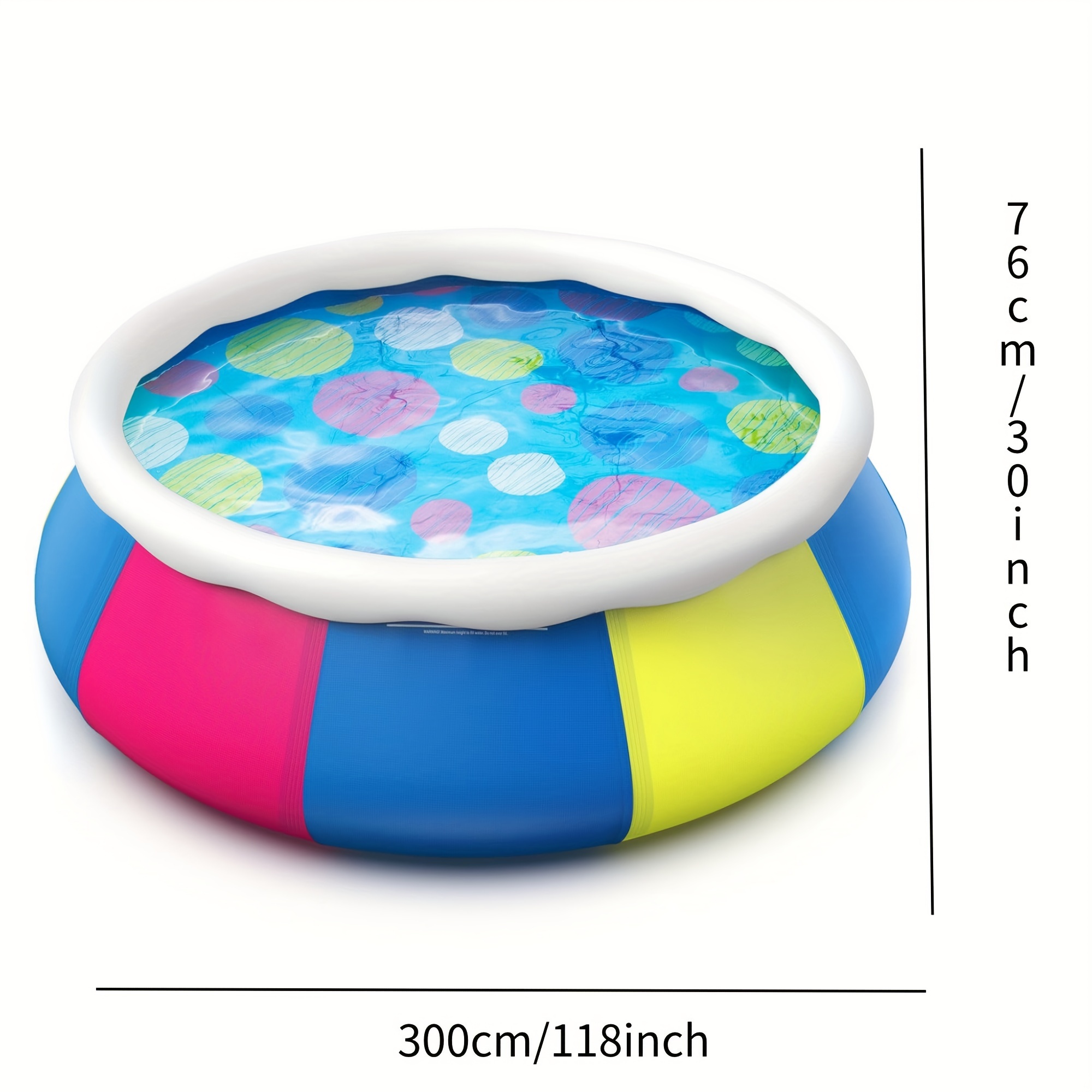 Inflatable Swimming Pool Pool Pool Cover Blow Pool - Temu