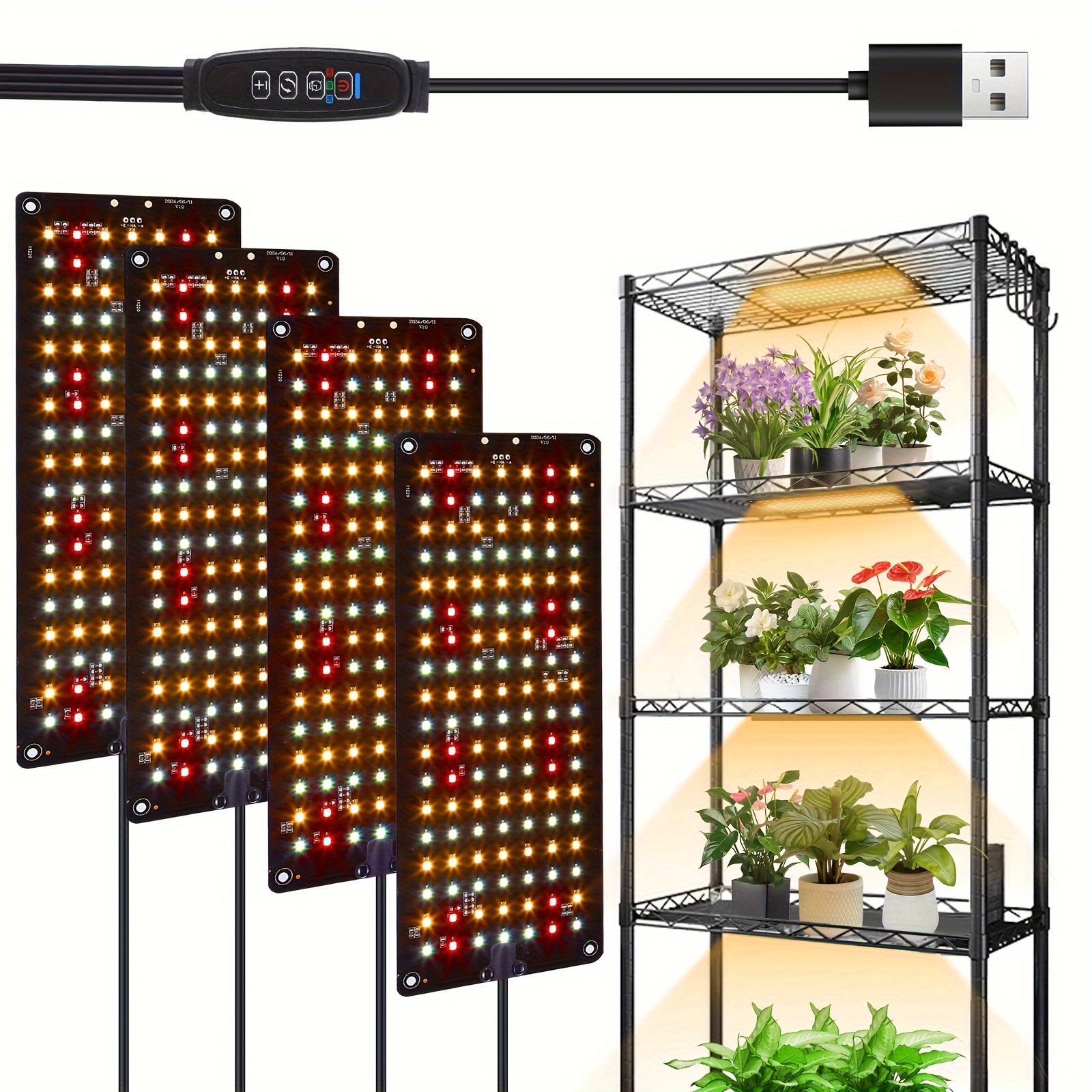 led grow lights sold on Temu Australia