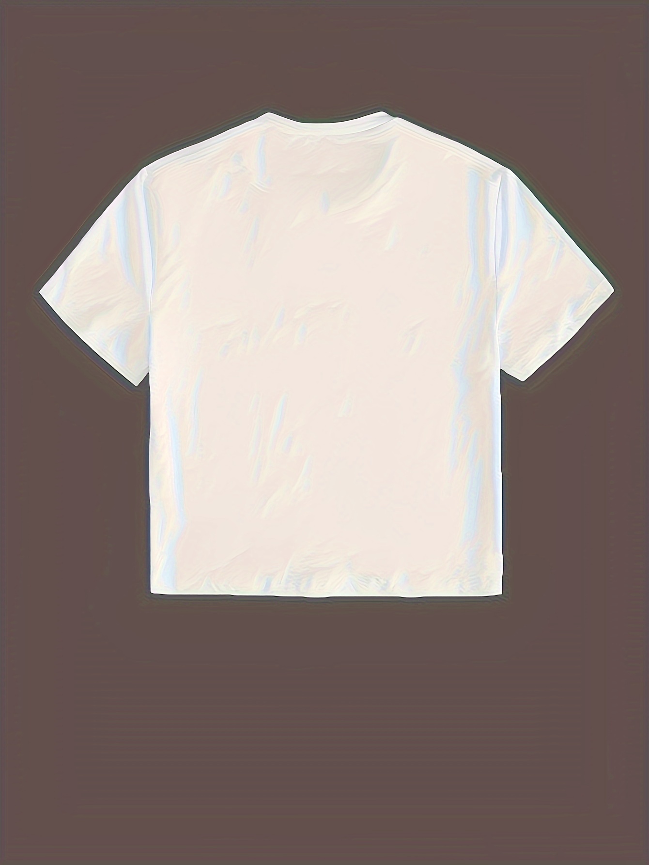 გულის პრინტით მაისური მოკლემკლავიანი ეკიპაჟის კეჟუალური ზედა - Temu Georgia