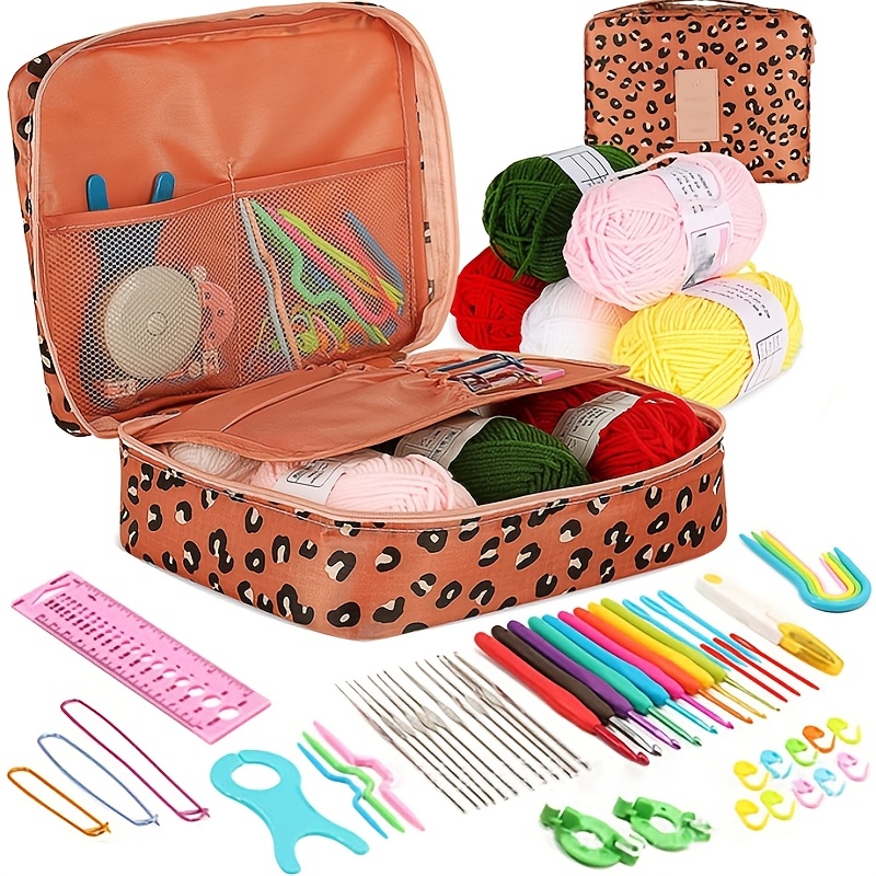 crocheting set sold on Temu United States