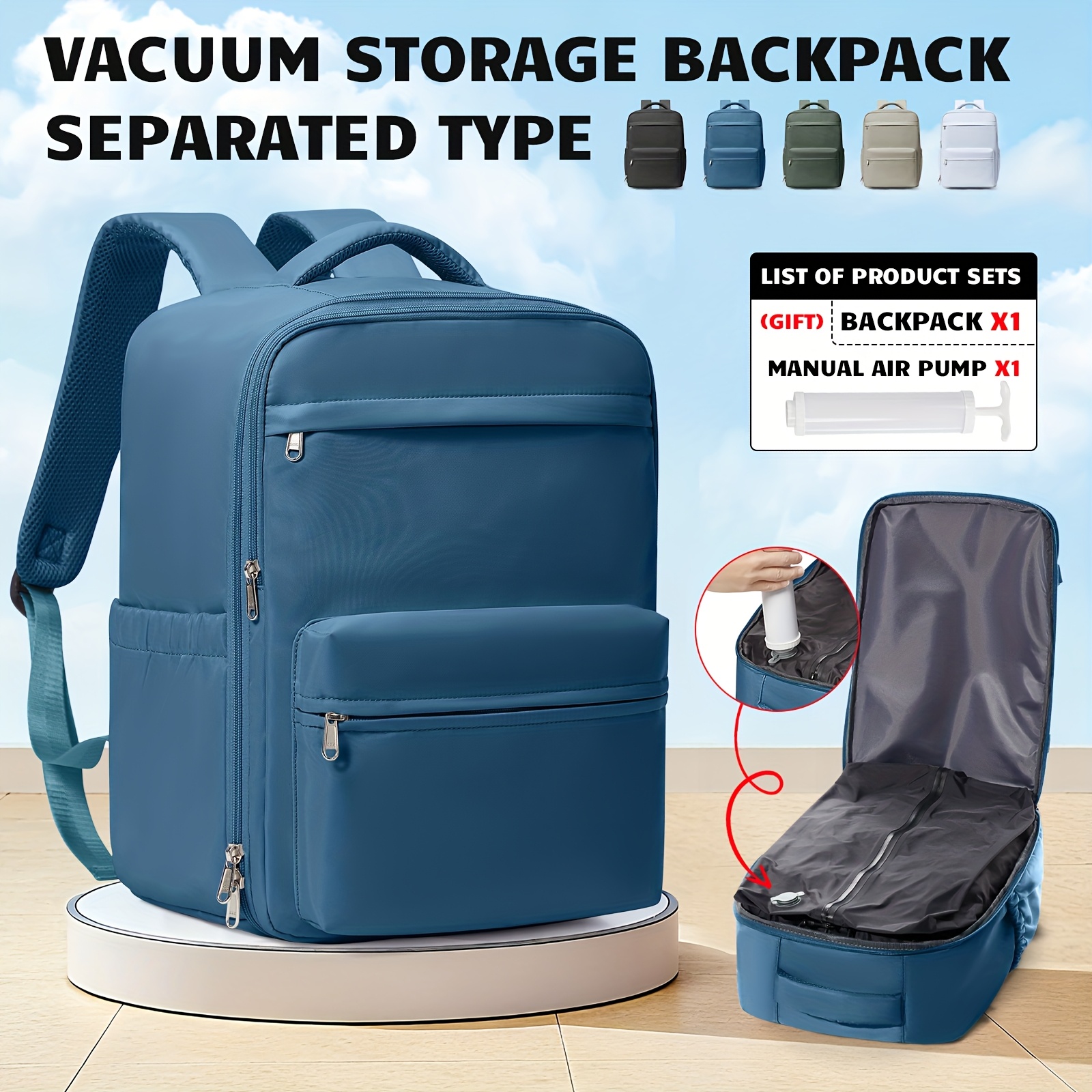 40x30x20 backpack sold on Temu United States