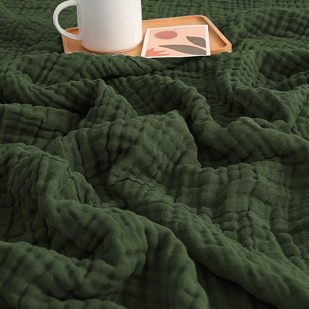 Muslin Blankets Throw Blanket Couch Bed Adults 6 layer - Temu