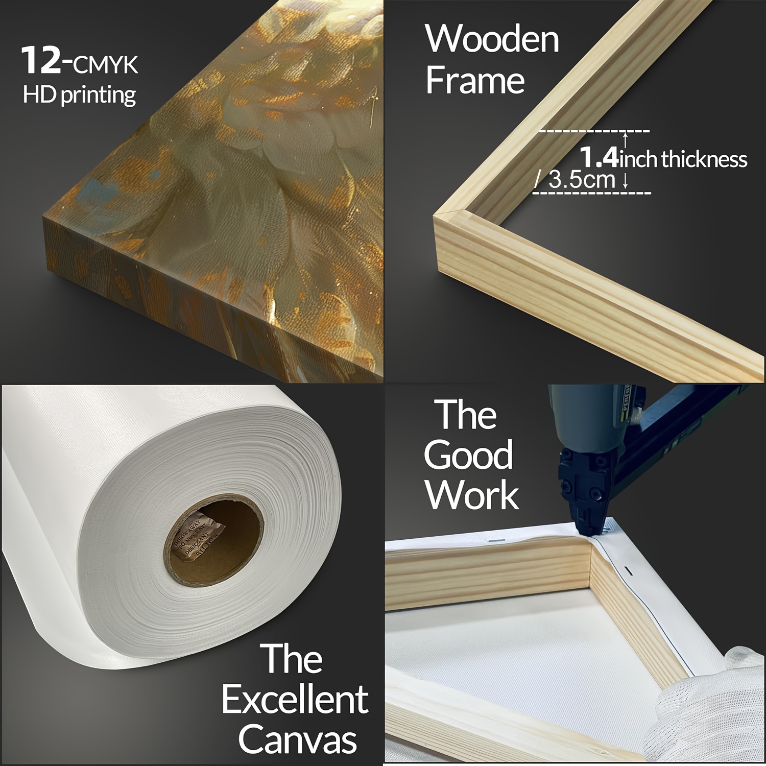 Large Divine Guardian Archangel Michael Canvas Wall Art - Temu