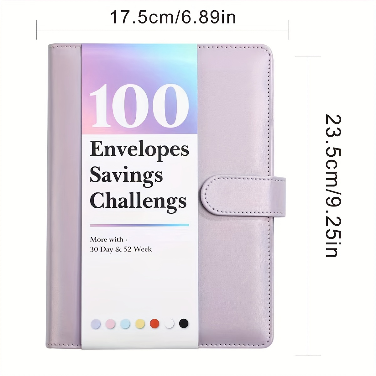 100 Envelopes Challenge Binder, A5 Money Saving Budget Binder With Cash ...